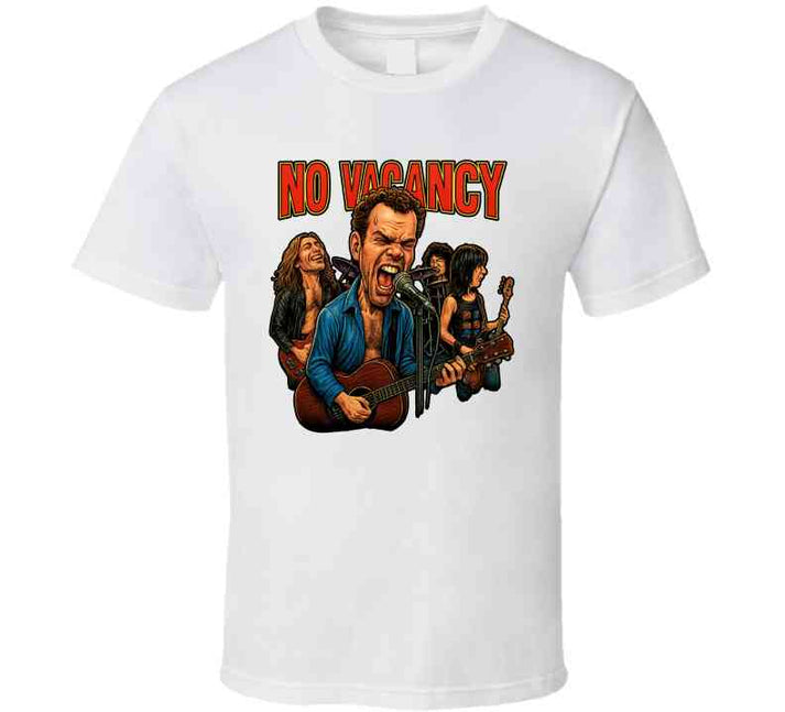 No Vacancy School Of Rock Fictional Band Caricature Fan T Shirt – California T Shop